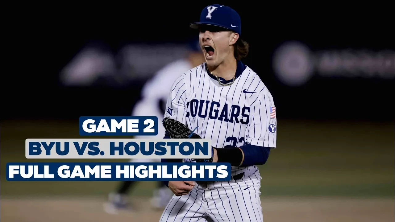 BYU vs HOUSTON | FULL GAME HIGHLIGHTS | BYU Baseball | Game 2 - BYU ...