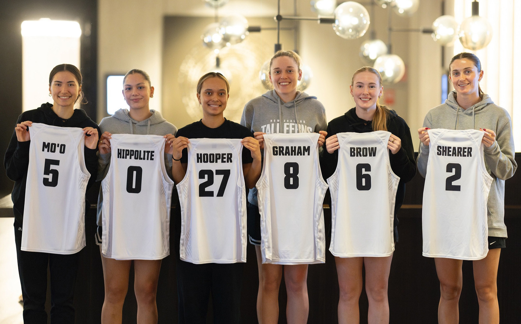Kaylee Smiler Mo'o and Tegan Graham suit up for New Zealand Tall Ferns ...