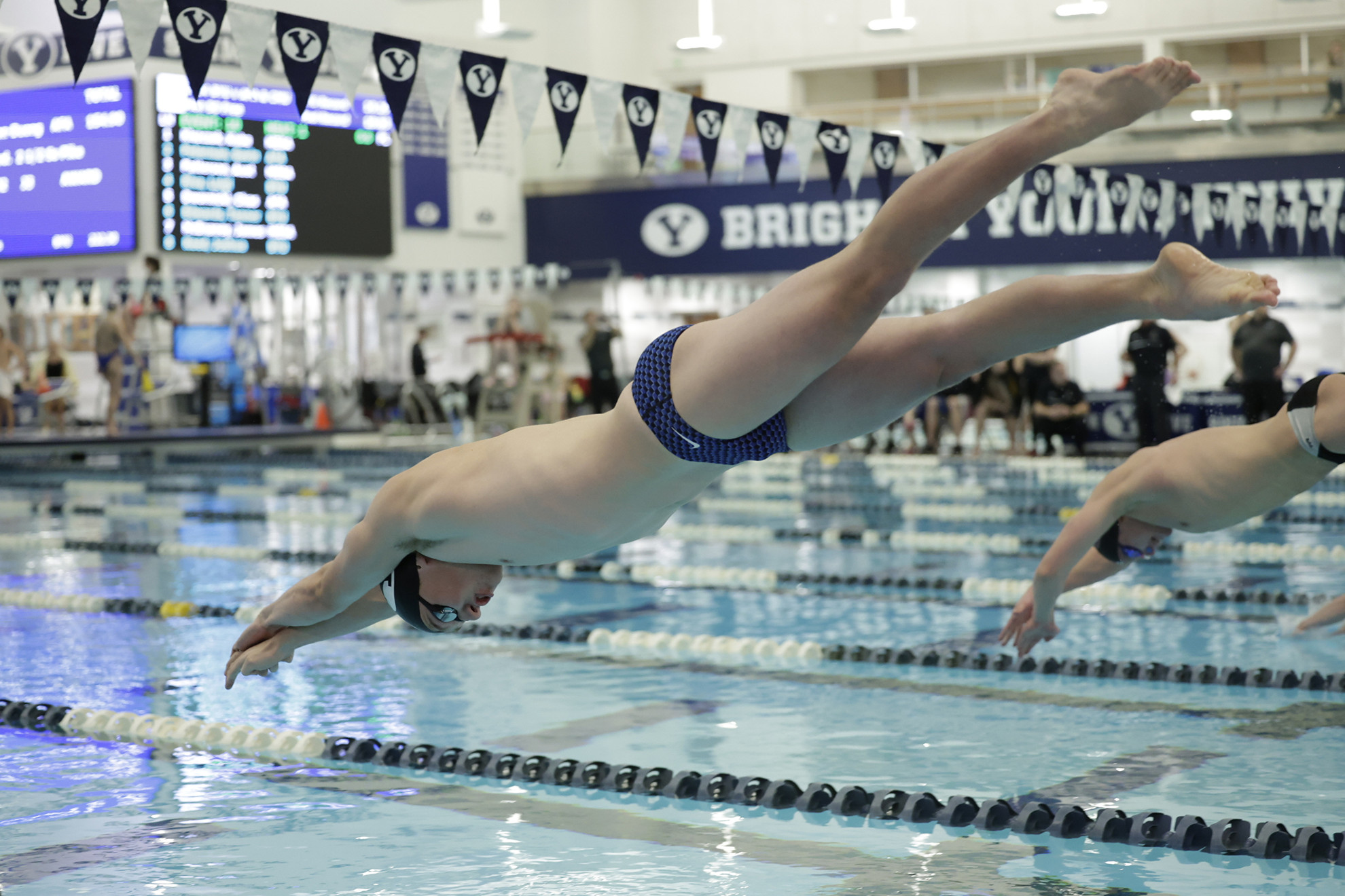 Men's Swim and Dive racks up 484 points in day one at home meet - BYU ...