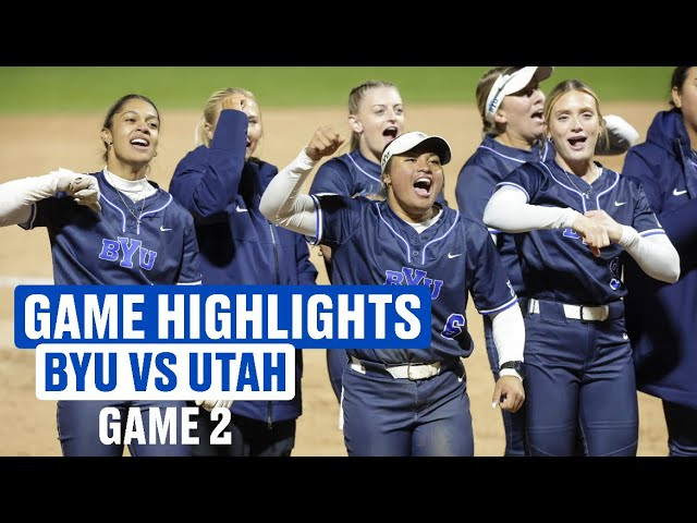 GAME HIGHLIGHTS BYU VS UTAH GAME 2 - BYU Athletics - Official Athletics Website - BYU Cougars