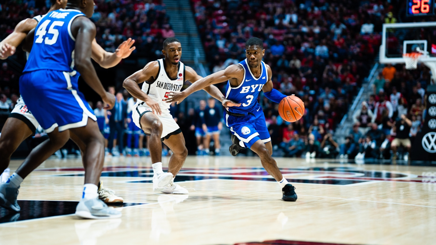 Men's basketball falls 82-75 to San Diego State - BYU Athletics ...