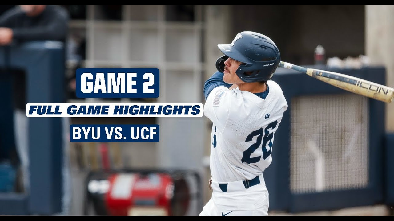 BYU Baseball vs. UCF || GAME 2 WALK OFF WIN || FULL GAME HIGHLIGHTS ...
