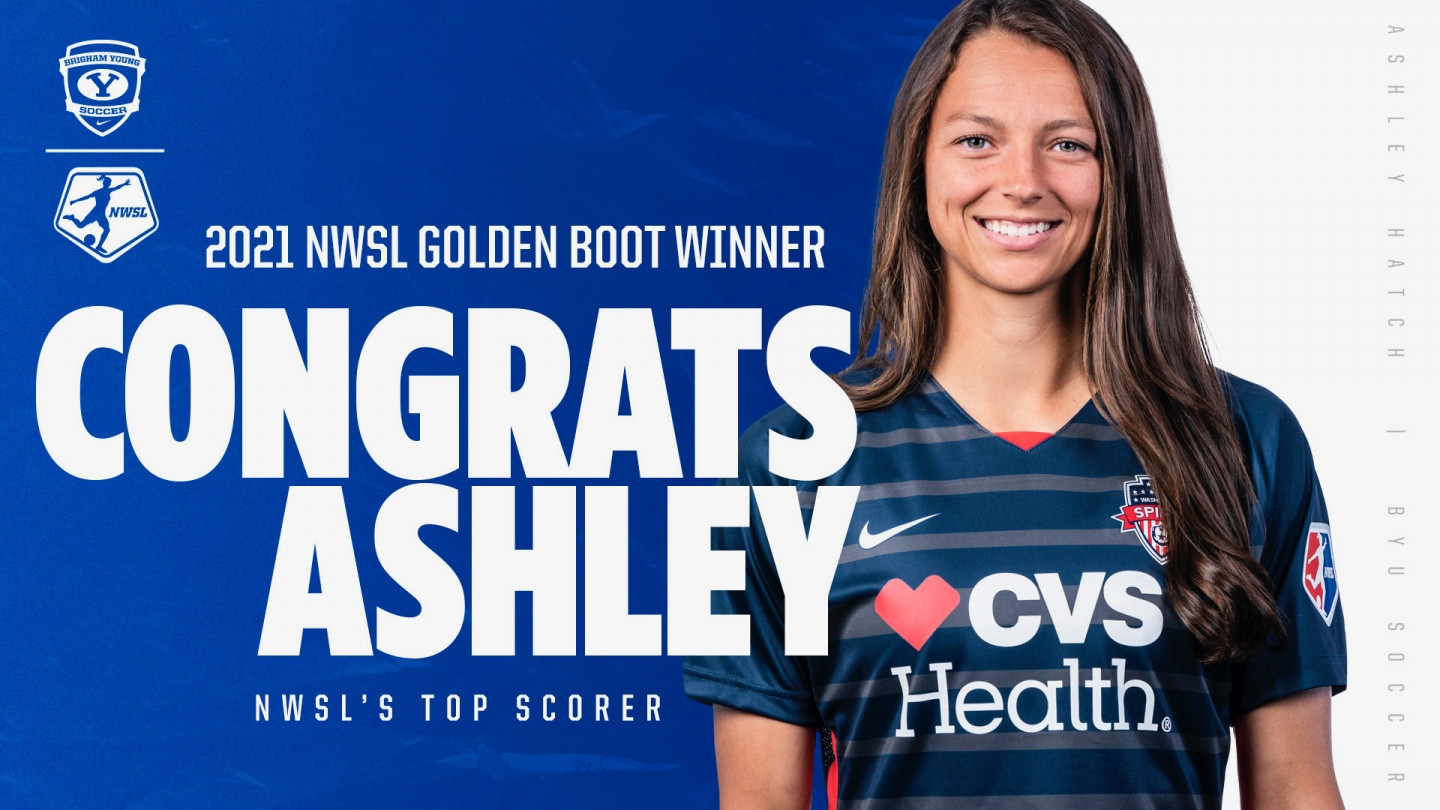Hatch named 2021 NWSL Golden Boot winner - BYU Athletics - Official ...