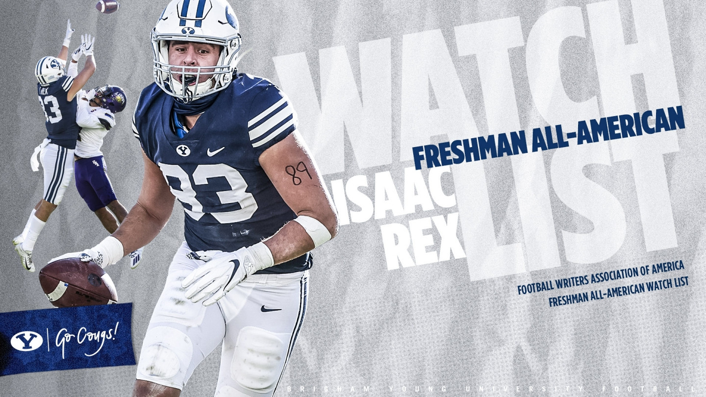 Rex named to FWAA Freshman All-America watch list - BYU Athletics ...