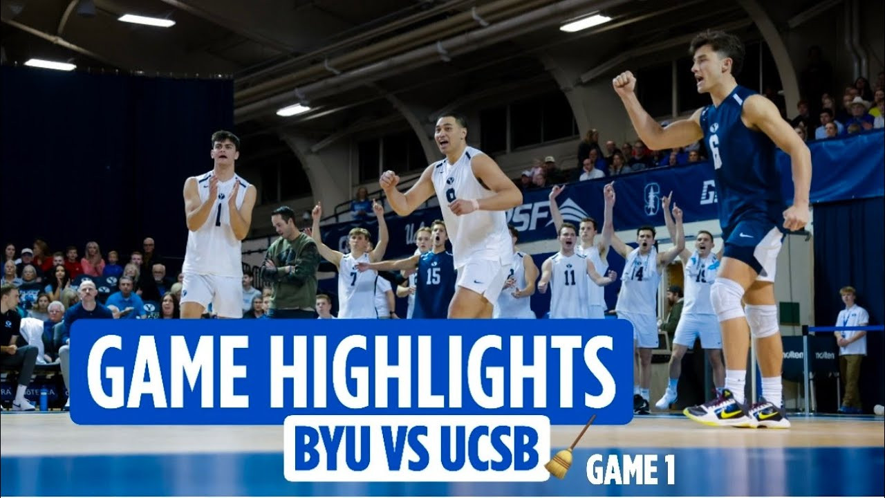 BYU Men's Volleyball vs UCSB - Game 1 | Full Game Highlights (2025 ...