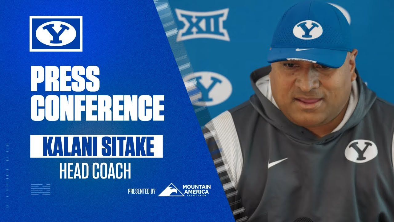 Kalani Sitake | BYU Football | Media Availability | Kansas State ...
