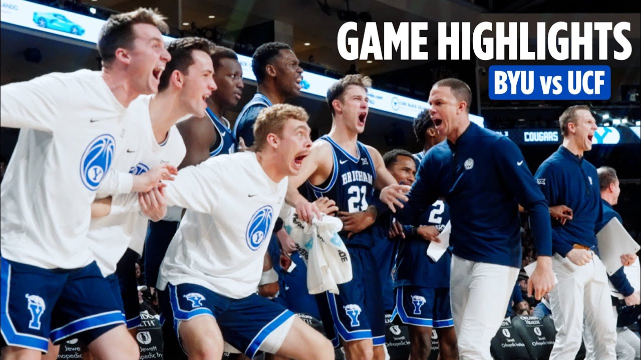 BYU Basketball vs UCF | Game Highlights 2024 - BYU Athletics - Official ...