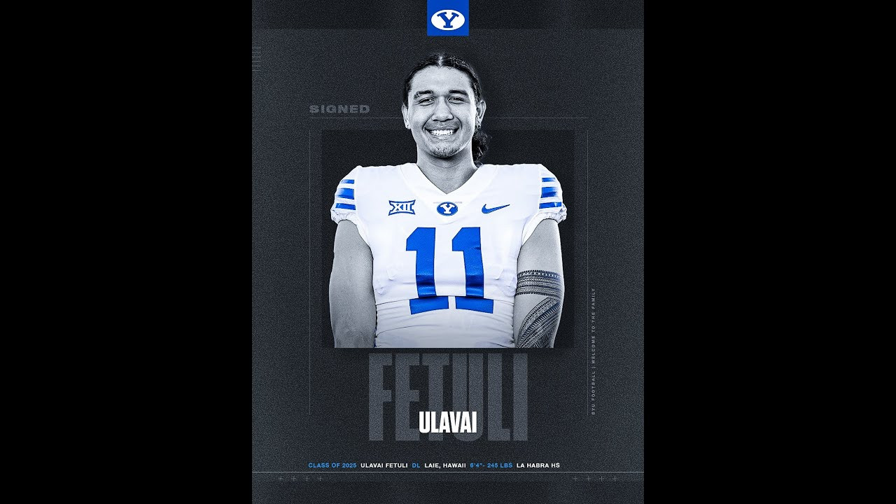 Ulavai Fetuli | BYU Football | National Signing Day 2025 - BYU ...