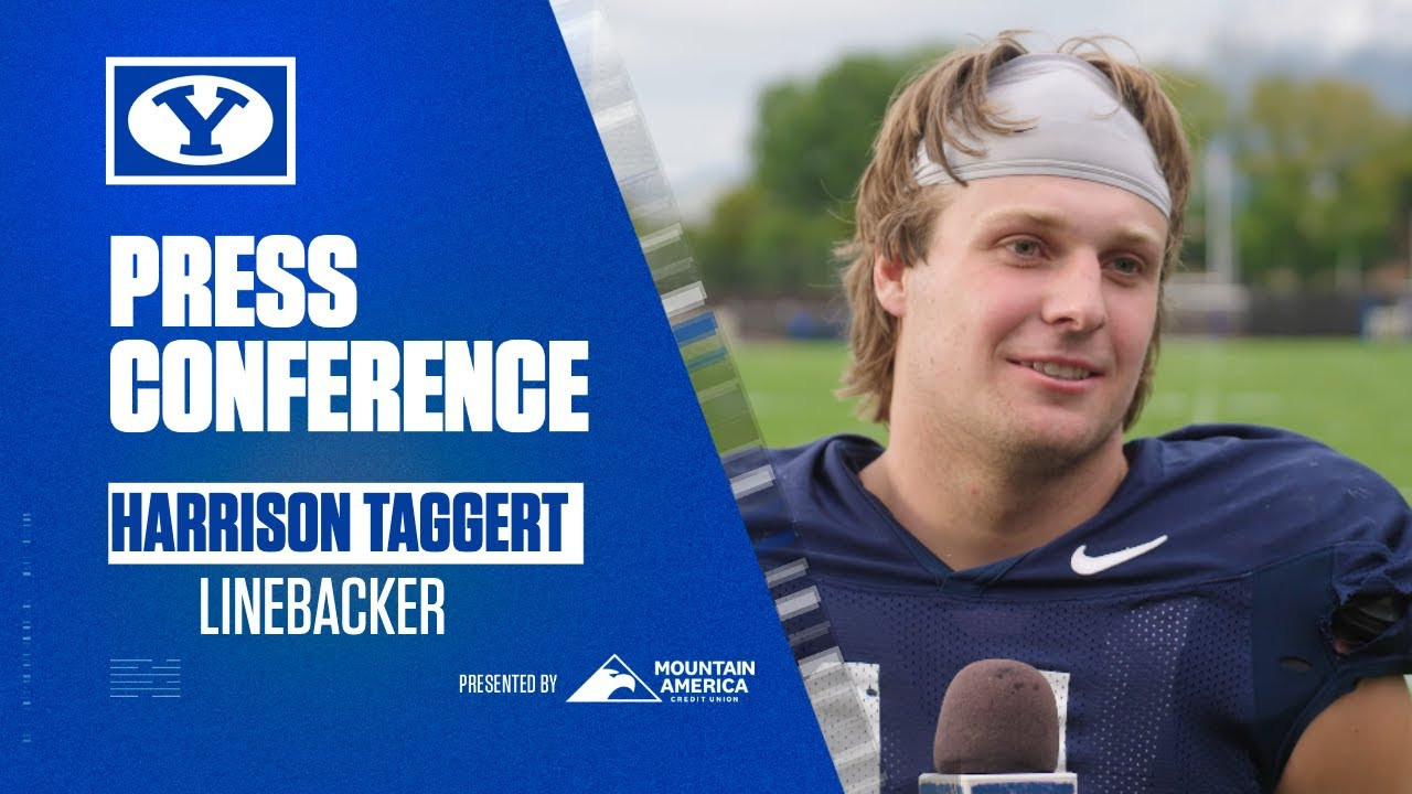 Harrison Taggert | BYU Football | Media Availability | Kansas State ...