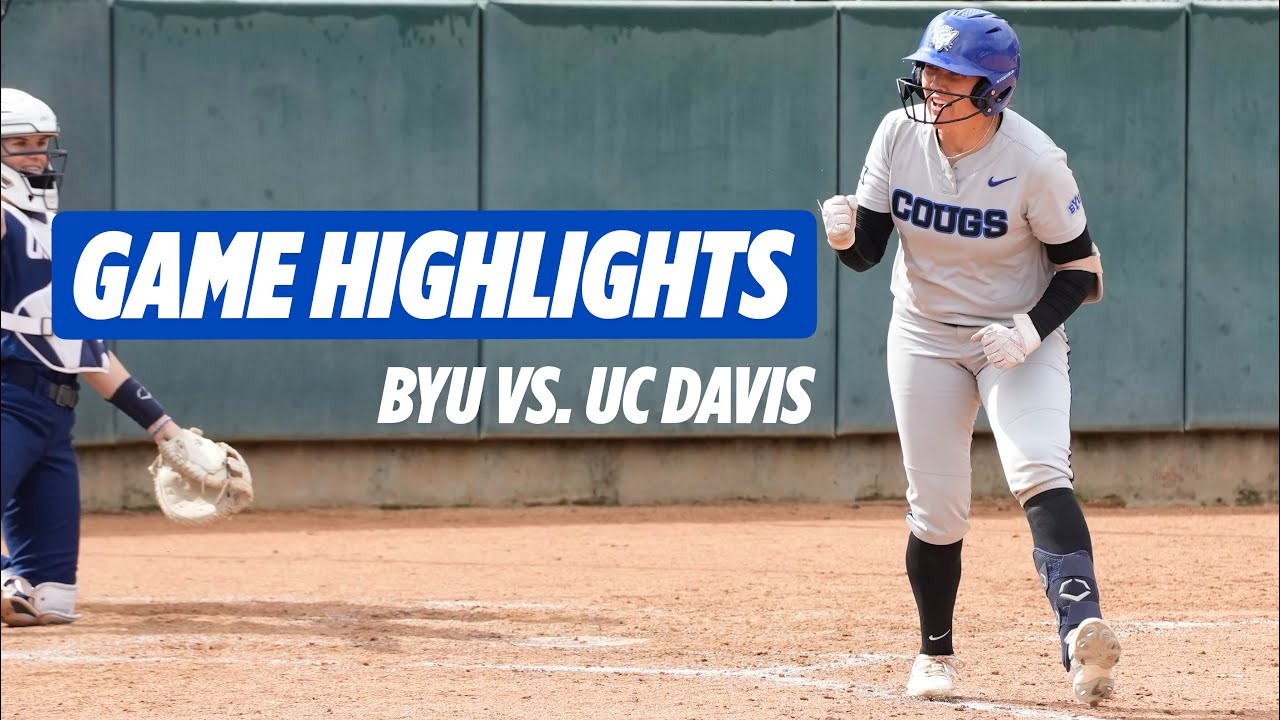 BYU SOFTBALL VS. UC DAVIS | GAME HIGHLIGHTS - BYU Athletics - Official ...