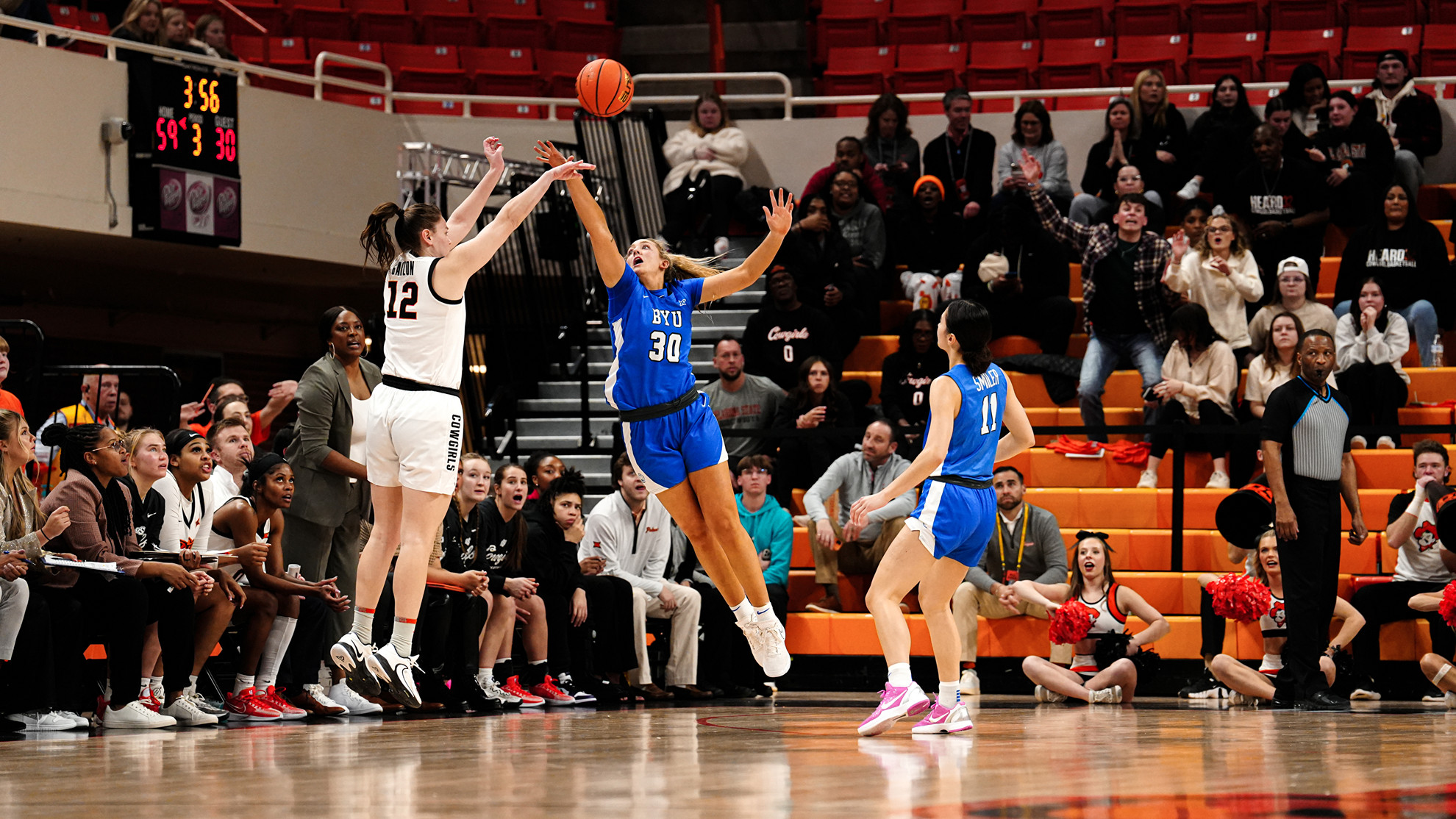 Turnovers prove costly as BYU falls 82-50 to Oklahoma State - BYU ...