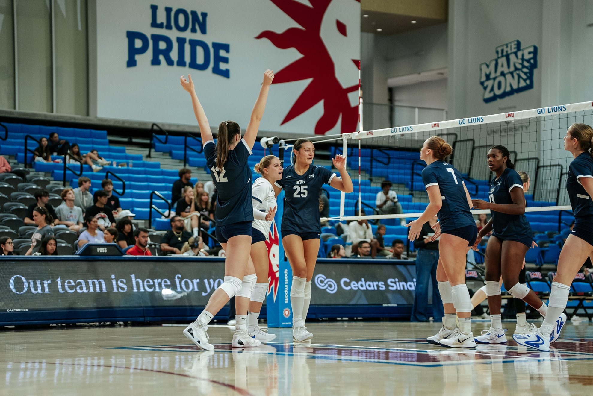 No. 19 BYU records 14 blocks in sweep at LMU - BYU Athletics - Official ...