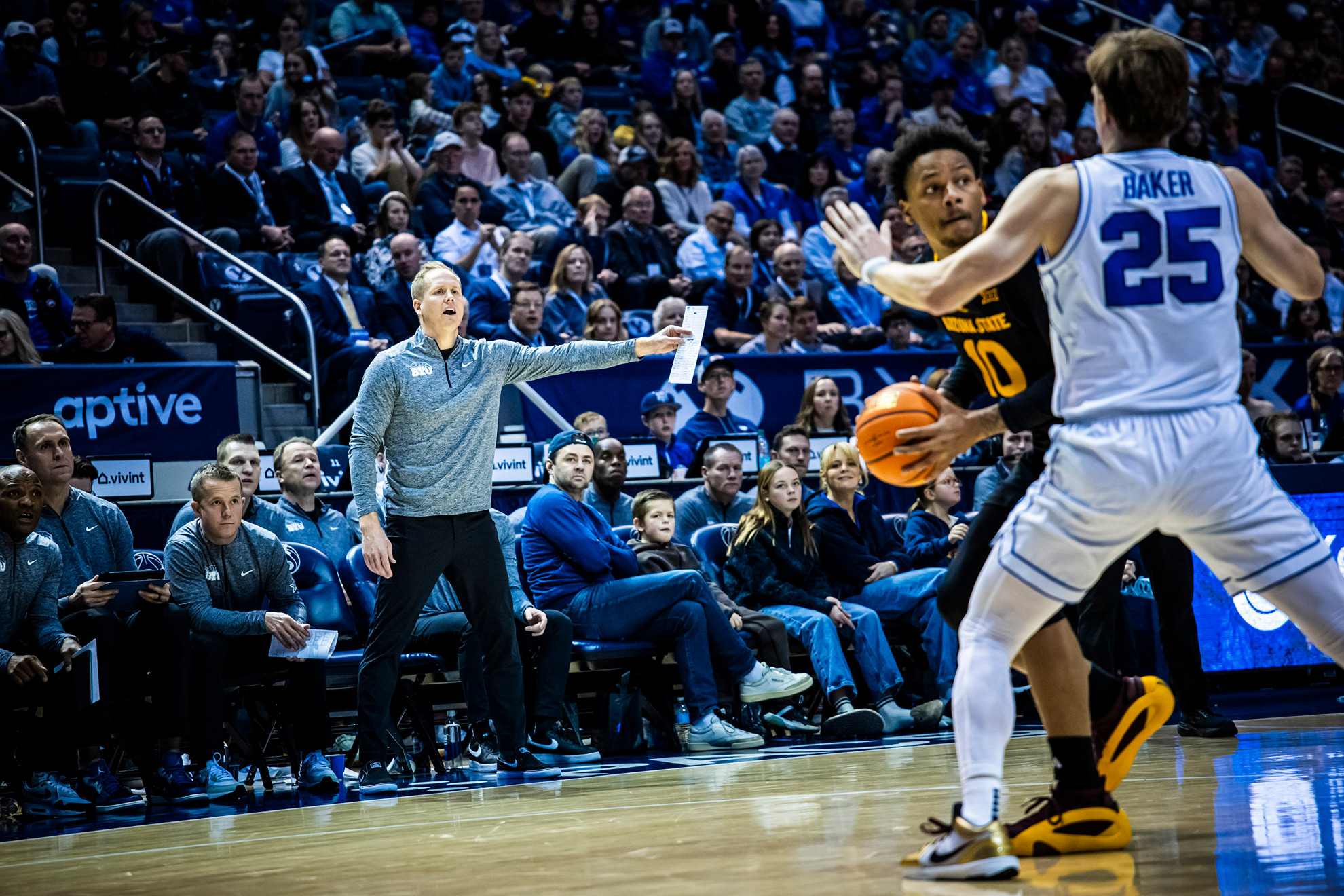 BYU welcomes Oklahoma State to the Marriott Center on Tuesday evening ...