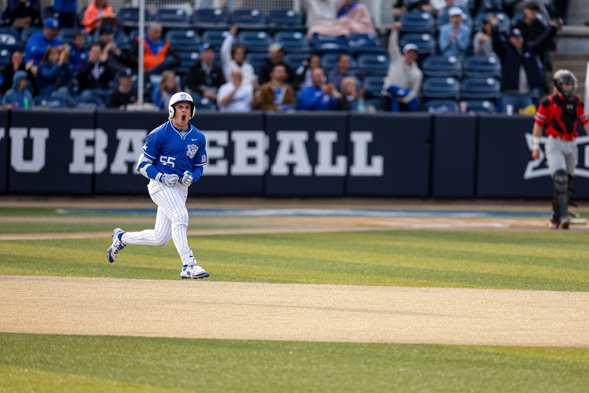 BYU holds on to defeat Utah 9-8 and even season series - BYU Athletics ...