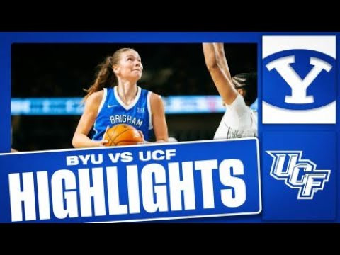 BYU Women's Basketball vs UCF || Full Game Highlights (2025) - BYU ...