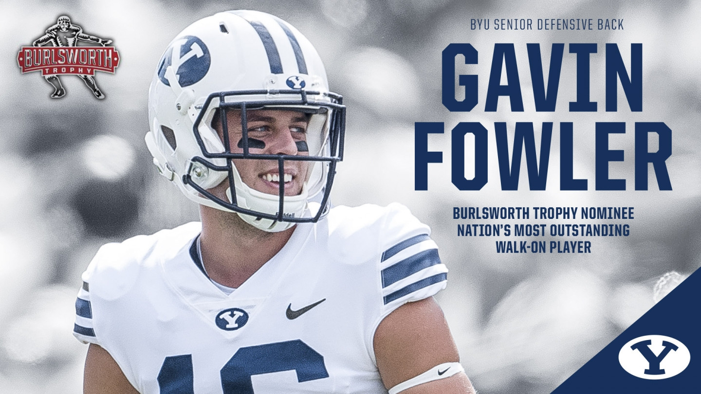 Burlsworth Trophy announces Gavin Fowler as one of 69 nominees - BYU ...