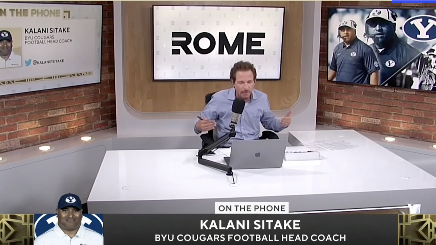 Kalani Sitake on the Jim Rome Show Wednesday - BYU Athletics - Official ...