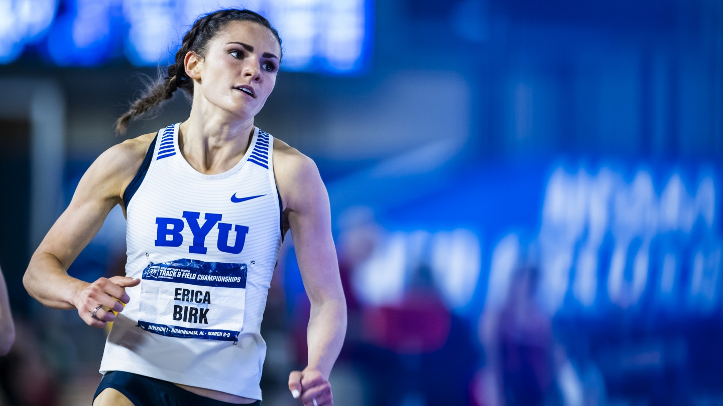 Birk-Jarvis breaks fourth school record - BYU Athletics - Official ...