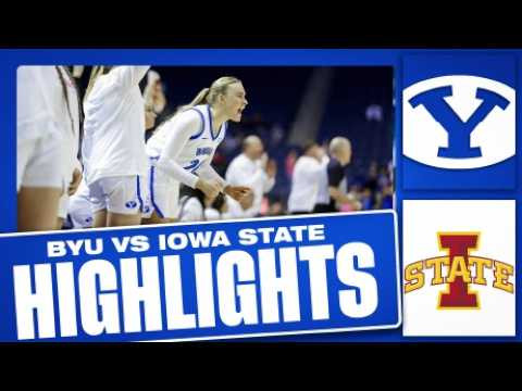 BYU vs Iowa State | FULL GAME HIGHLIGHTS | BYU WOMEN'S BASKETBALL - BYU ...