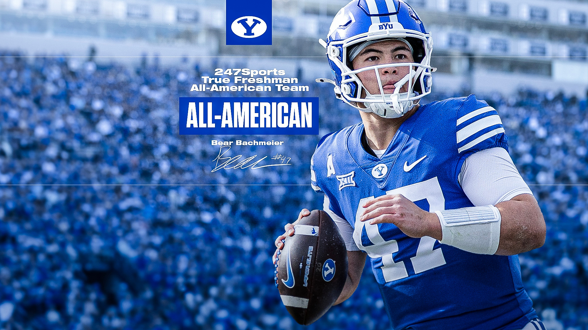Bachmeier Named 247Sports True Freshman All-American - BYU Athletics ...