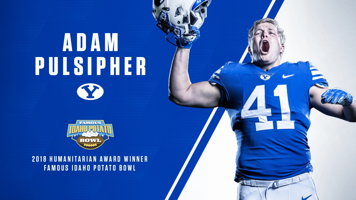 BYU linebacker Adam Pulsipher wins Humanitarian Award - BYU Athletics ...
