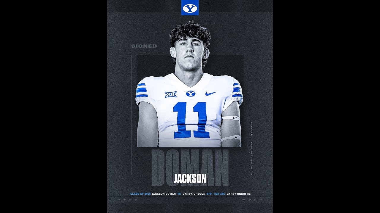 Jackson Doman | BYU Football | National Signing Day 2025 - BYU ...