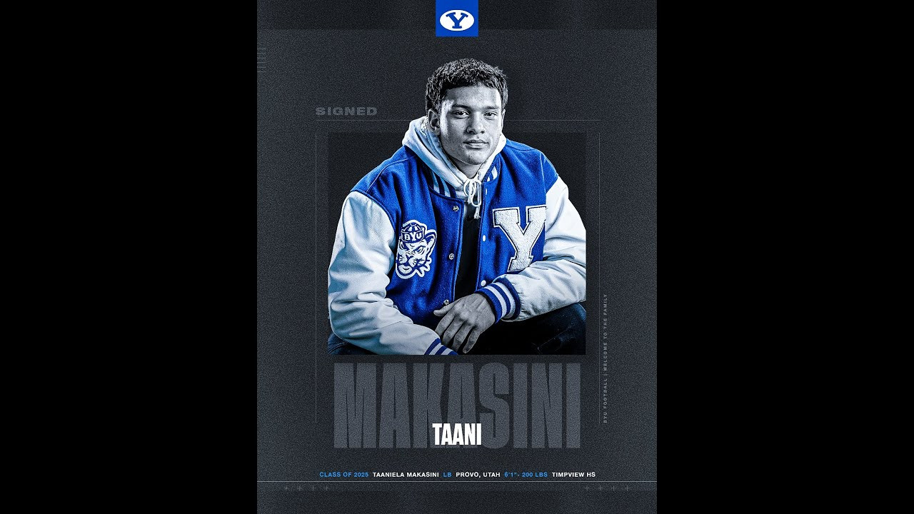 Taaniela Makasini | BYU Football | National Signing Day 2025 - BYU ...